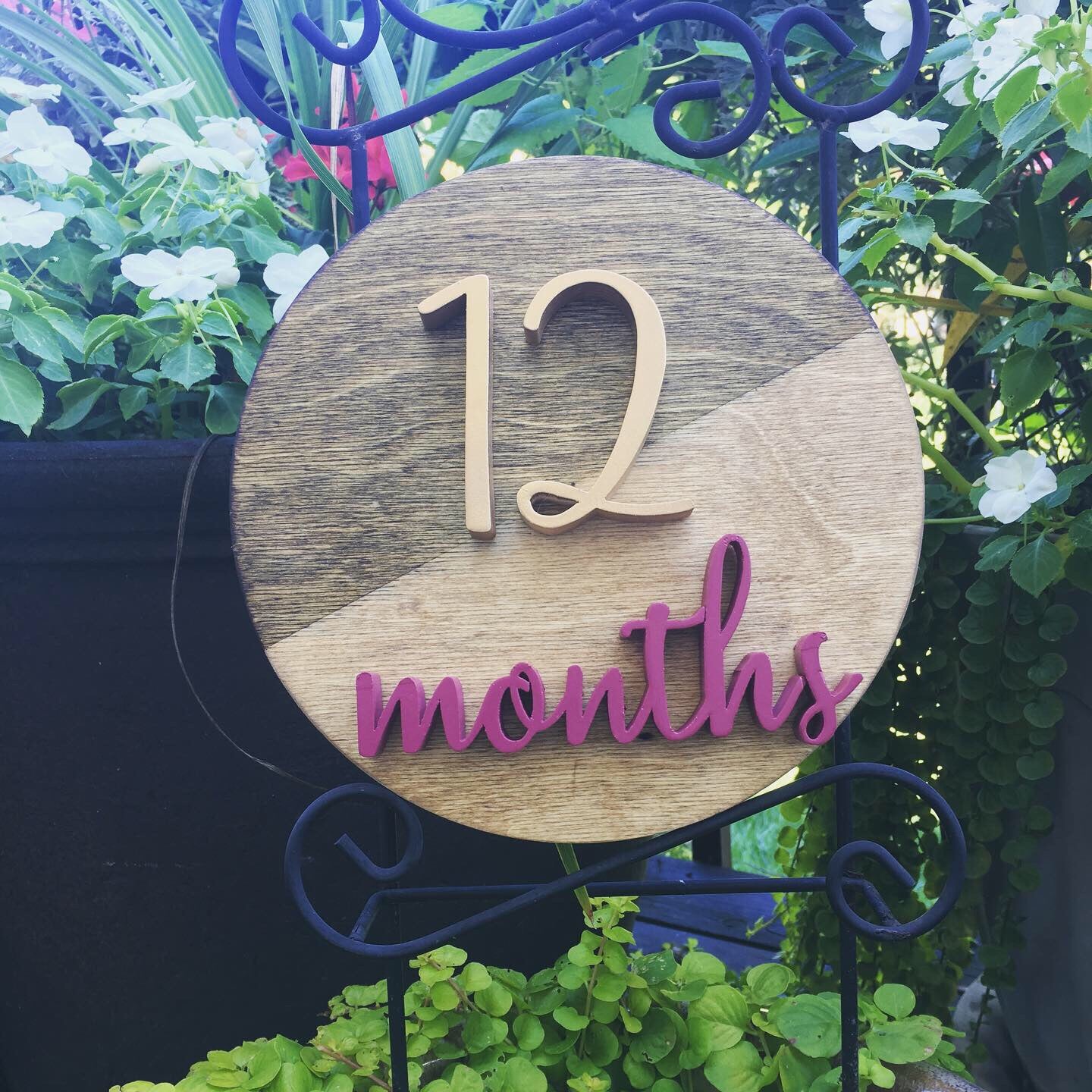 Milestone Marker Round – By The Brook Designs